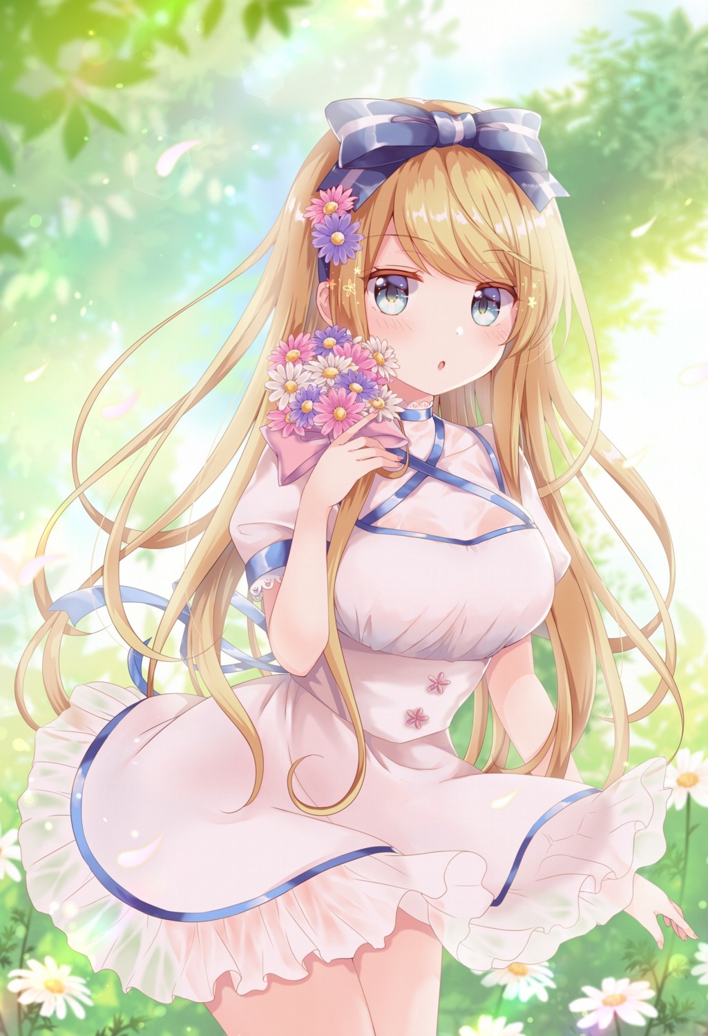 gomano rio emori miku project emu alice cleavage dress see through skirt lift | #534296 | yande.re